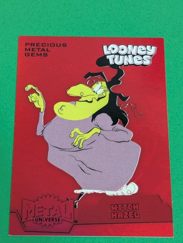 2024 Fleer Retro Looney Tunes Metal Precious Metal Gems Red PMG Witch ...