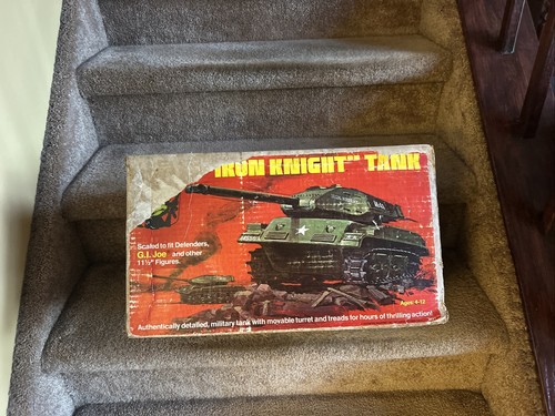 VINTAGE 1975 HASBRO GI JOE IRON KNIGHT TANK - Box Only - Defenders 1:6 ...