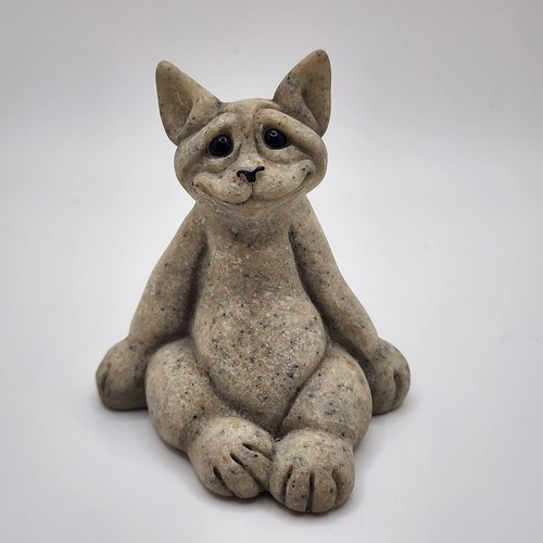 Quarry Critters Cat "Carl" Second Nature Design Stone Figurine 2000 | eBay