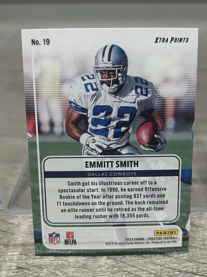 2023 Panini Prestige #19 Emmitt Smith Xtra Points For The Record ...