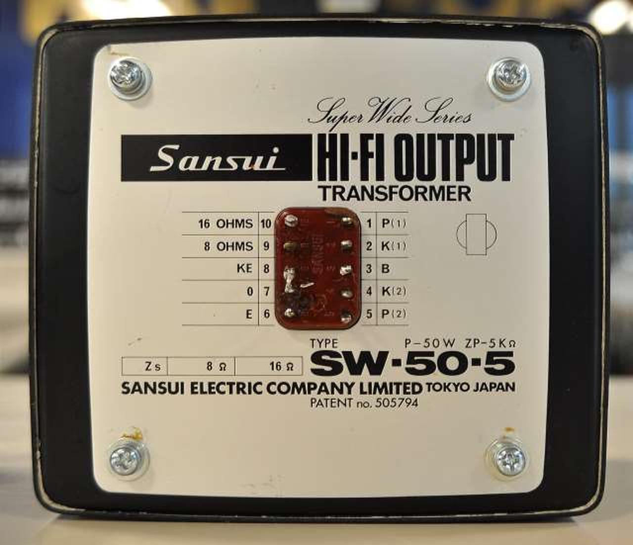 SANSUI Large output transformer SW-50-5 set of 2 used operation checked ...