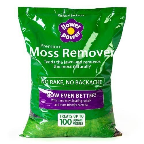 Richard Jackson Flower Power Moss Remover & Lawn Feeder, Organic ...