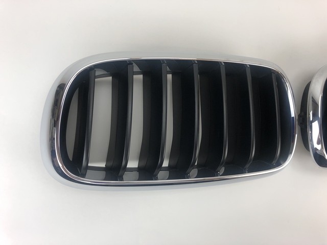 New Front Bumper Chrome Grille Fit BMW F15 X5 2014-2018 51137316061 ...