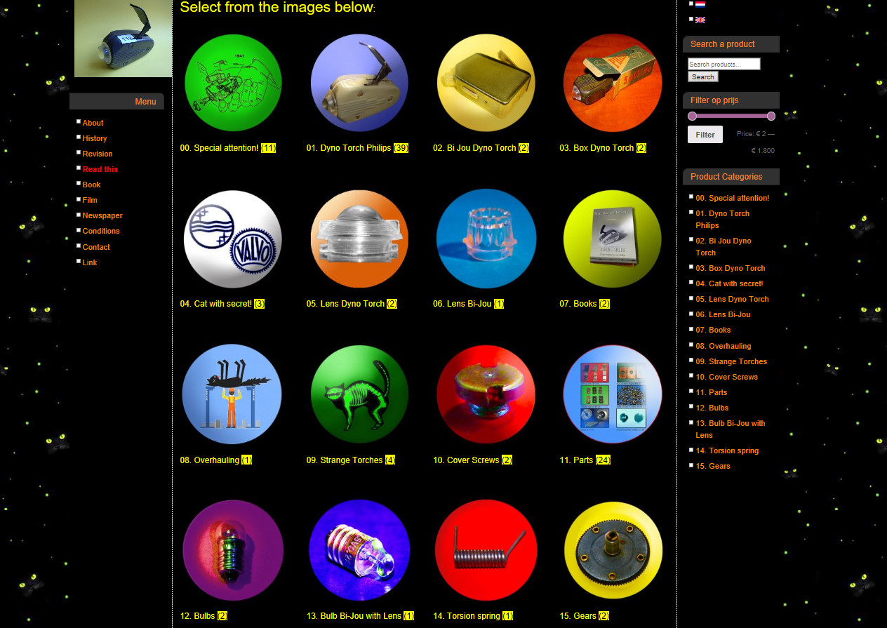 GERMAN WEHRMACHT DYNAMO FLASHLIGHT WW2 PHILIPS KNIJPKAT SQUEEZE CAT SEE ...