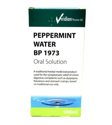 PEPPERMINT WATER ORAL SOLUTION - 100 ML 5060116340020 | eBay UK