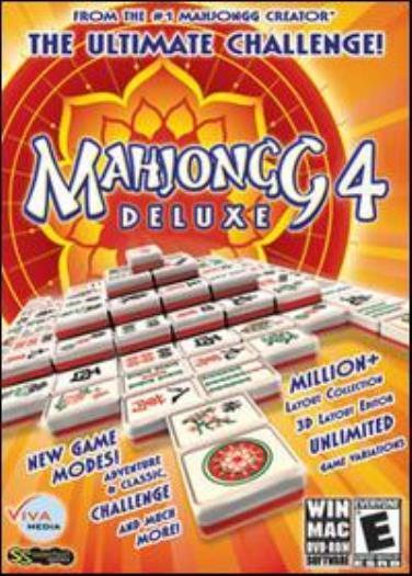 Mahjongg 4 Deluxe PC MAC DVD one million different tile layouts mahjong ...