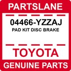 04466-YZZAJ Toyota OEM Genuine PAD KIT DISC BRAKE | eBay