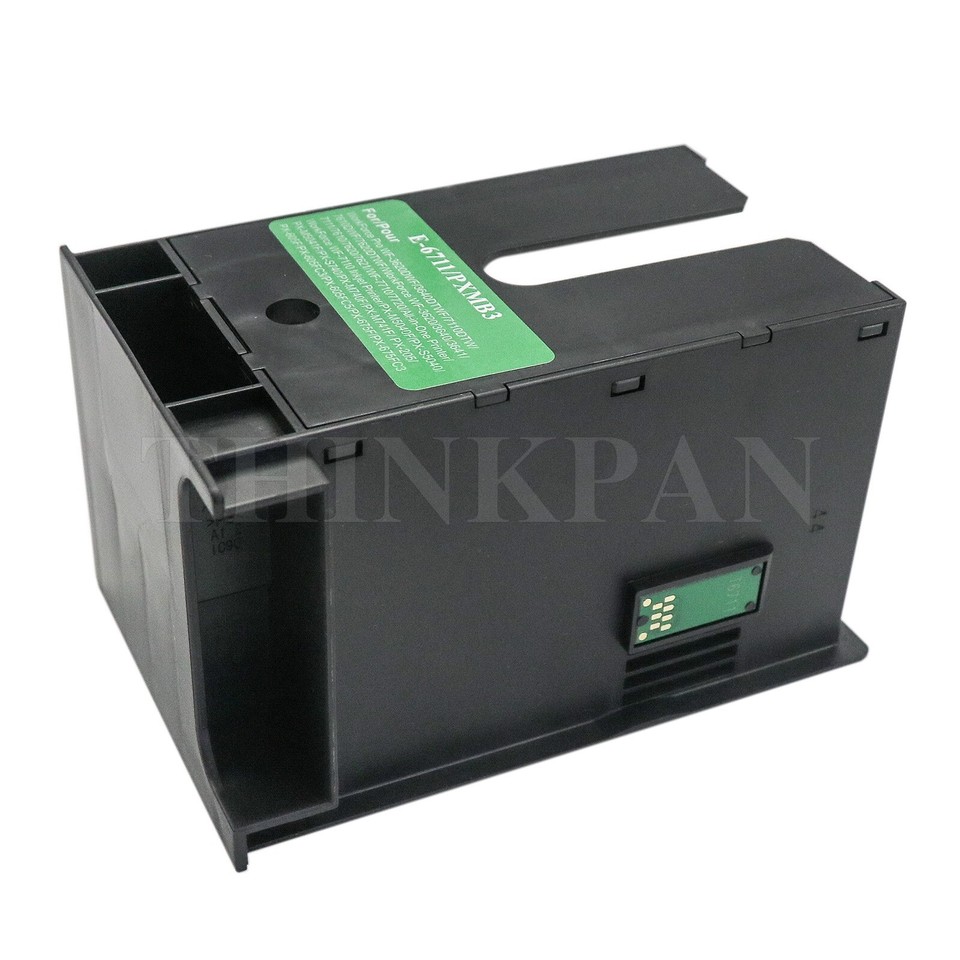 New For Epson WF-3620 7710 WorkForce WF-7610 7620 Maintenance Box T6711 ...