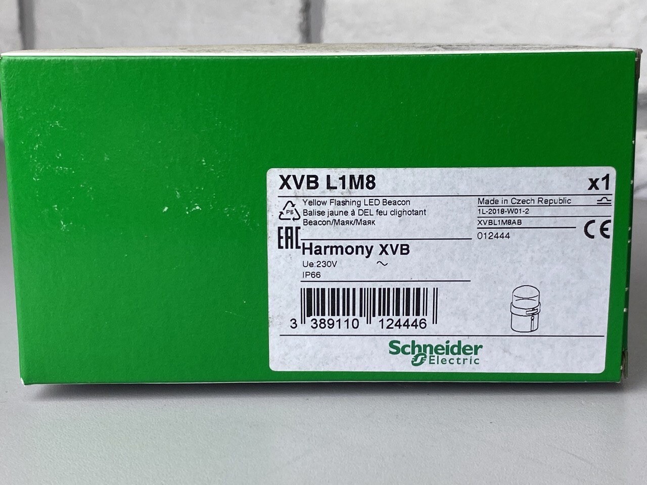 Complete beacon XVBL1M8 Harmony XVB Universal, Ø70 mm tower light ...