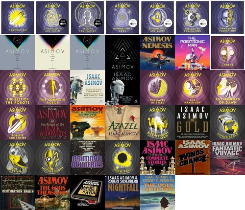 Isaac Asimov - Complete Science Fiction (41 audiobook 519hr collection ...