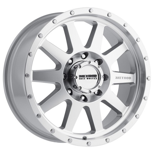 Method MR301 The Std 20x9 +18mm Offset 8x6.5 130.81mm CB Machined/Clear ...