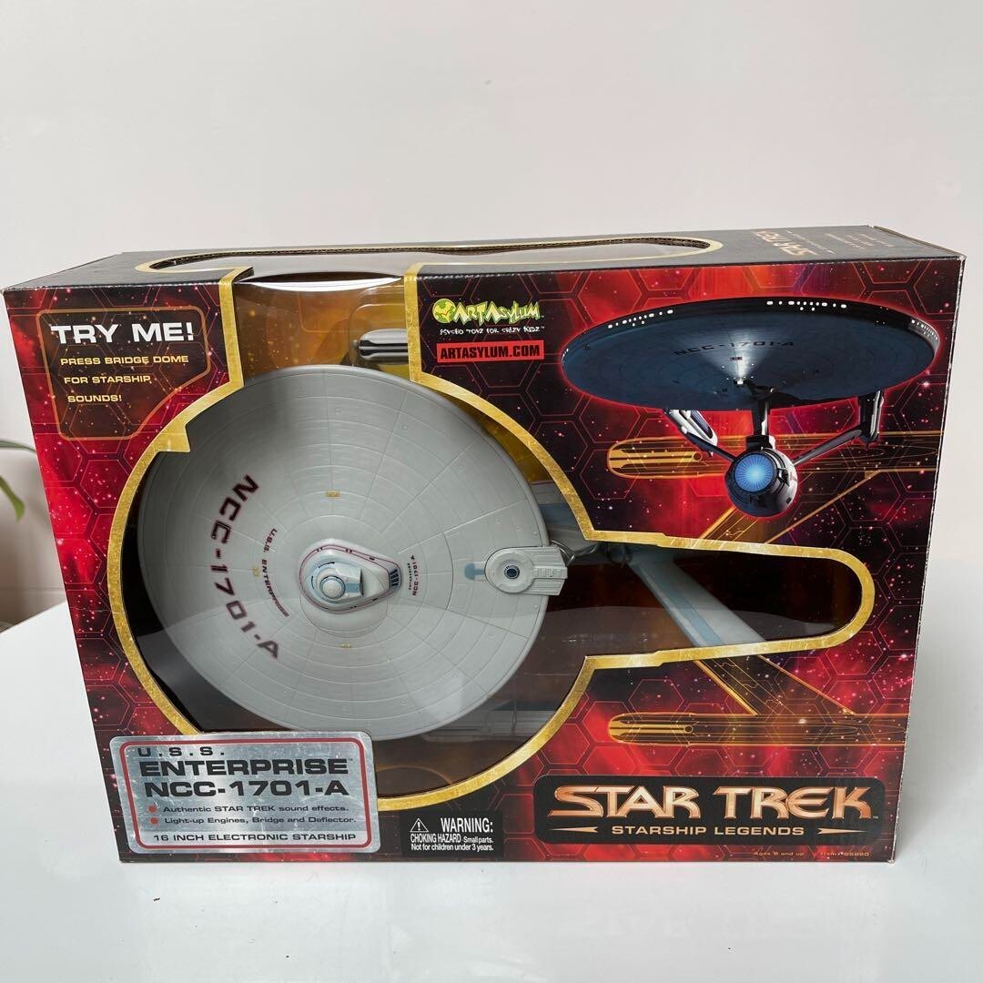 New ART ASYLUM STAR TREK USS ENTERPRISE NCC-1701-A 16inch Starship ...