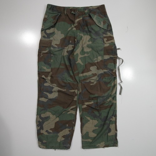 US Military M65 Cold Weather Field Trousers Woodland Camo BDU 35 x 29 ...
