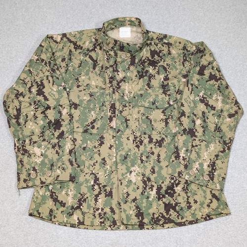 NSU Navy Work Uniform Type III Blouse US Large Regular Ripstop Camo ...