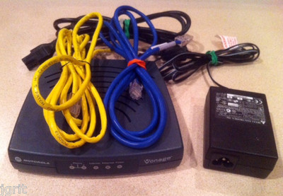 Motorola model VT2142 VD Vonage VOIP tele phone modem internet router ...
