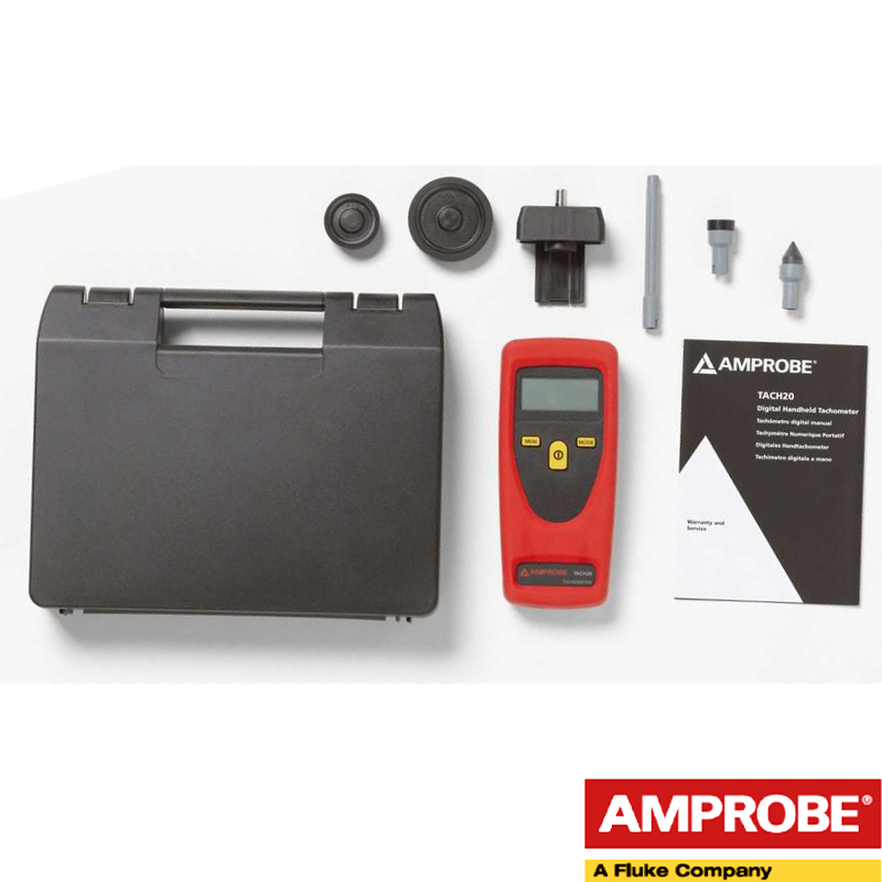 Fluke Amprobe TACH20 Contact and Non-Contact Tachometer | eBay UK