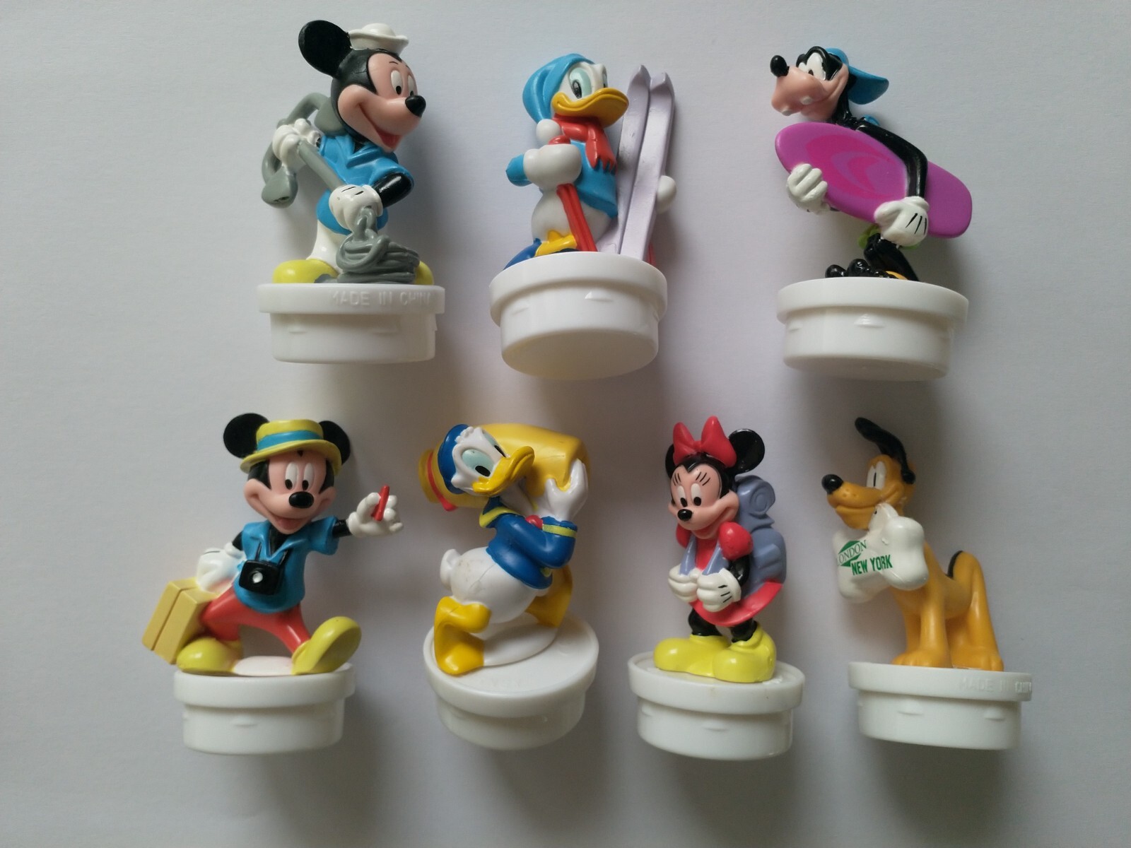 DISNEY SMARTIES MICKEY MOUSE & DONALD DUCK ON VACATION CAKE TOPPERS ...