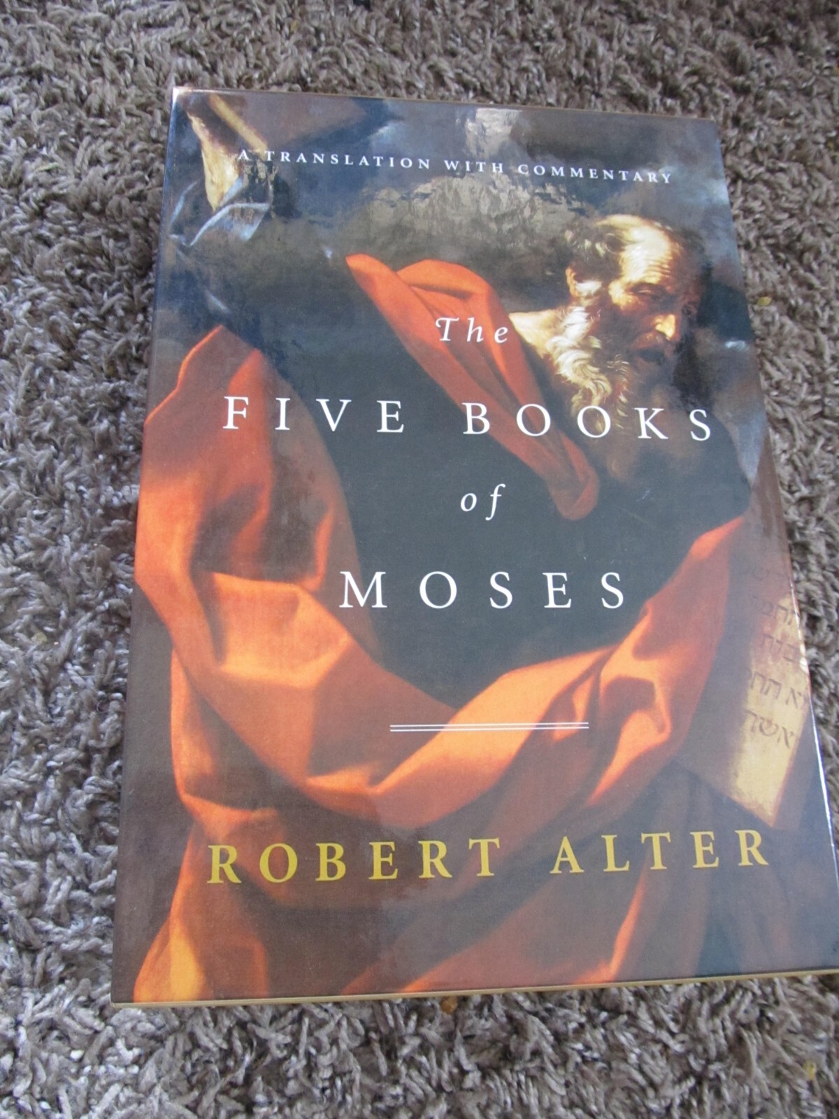 THE FIVE BOOKS OF MOSES Robert Alter Translation with Commentary HC DJ ...