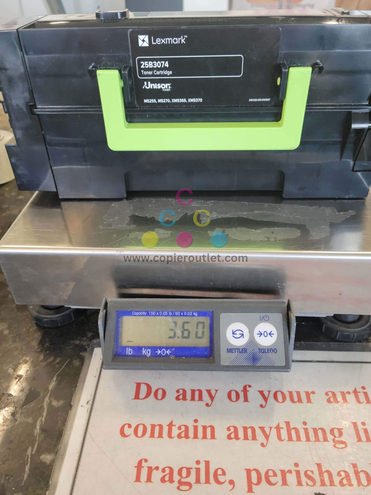 Used Lexmark 25B3074 Black Toner For M5255,M5270,XM5365,XM5307 Same Day ...