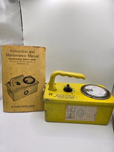 Vintage Radiological Survey Meter Geiger Counter Model CDV-715 Model 1A ...