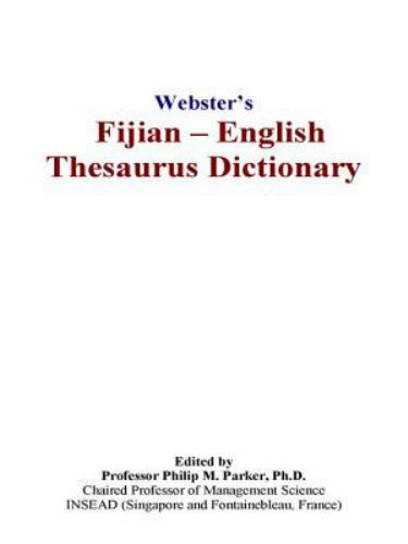 Webster's Fijian - English Thesaurus Dictionary by Inc. Staff Icon ...
