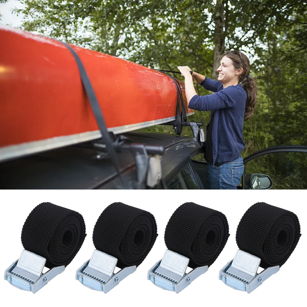 7pcs 1m Camping Securing Lashing Strap Tie Down With Clamping Lock ...