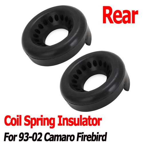 Rear Rubber Coil Spring Isolators 2* For 93-02 F-Body Camaro Firebird ...
