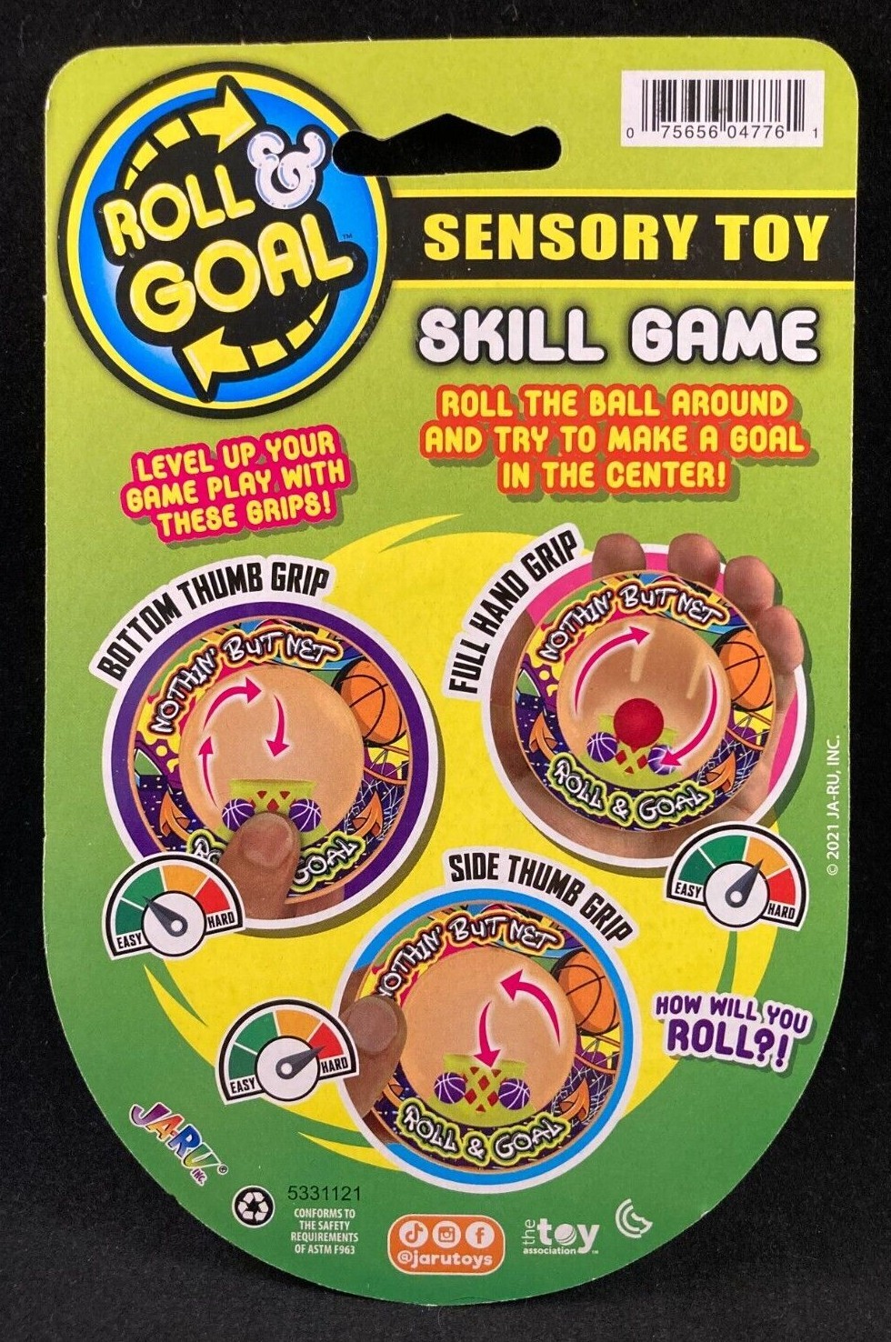 Roll & Goal - Basketball - Skill Game - Sensory Toy -Stress Relief ...