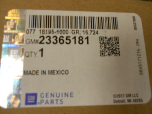 Genuine GM Seat Back Panel 23365181 for sale online | eBay