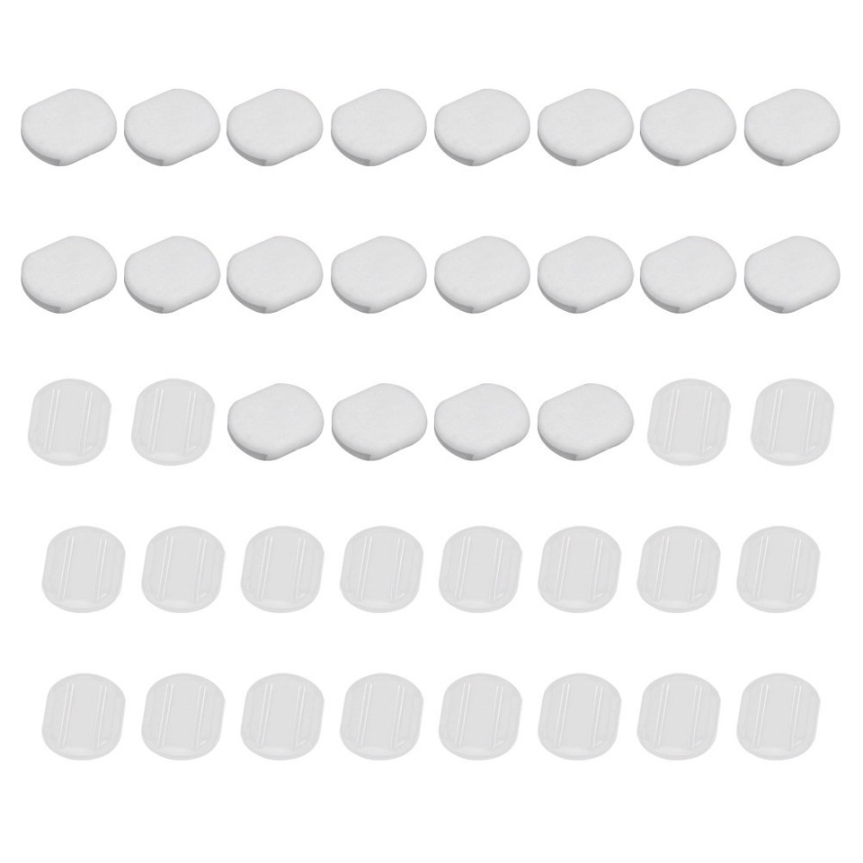 40 Pcs Earring Cushion Accessories Clip Pads Child Safety Backs Soft ...