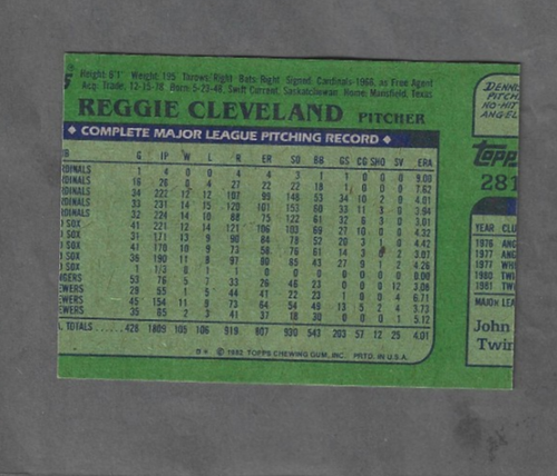 Carlton Fisk HOF Chicago White Sox All-Star (Error-wrong back) 1982 ...