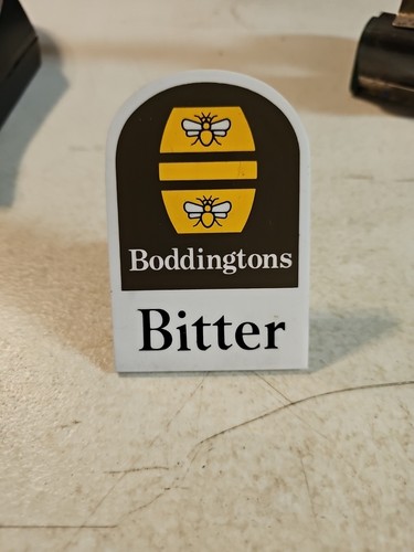 Vintage Boddingtons Bitters Pump Clip Handle Sign English Beer | eBay