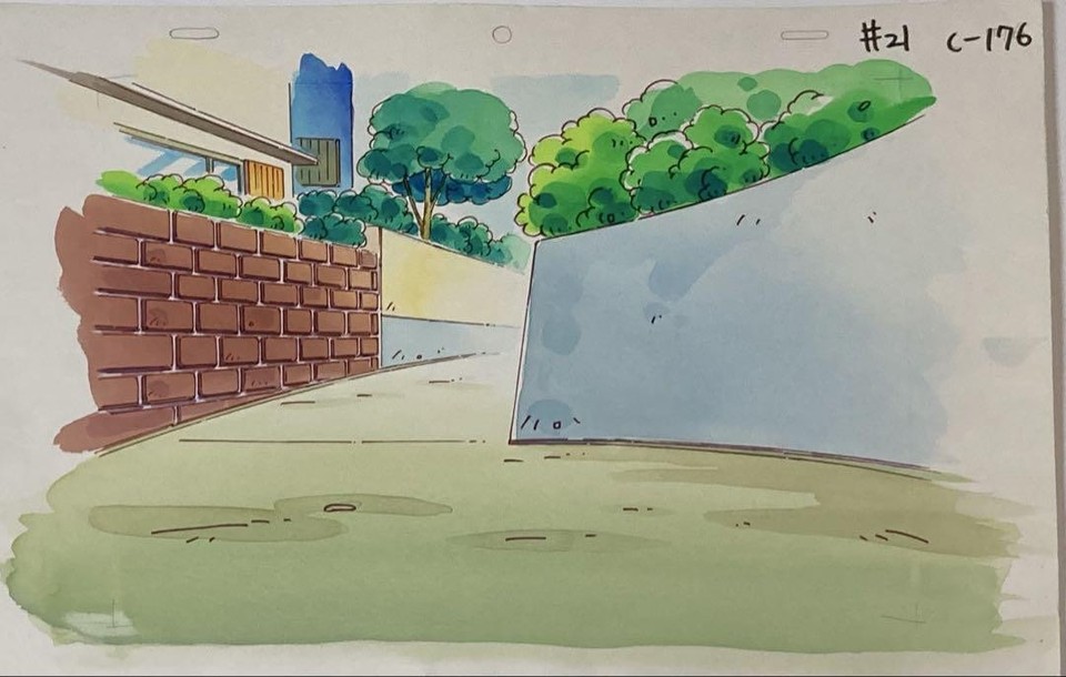 Pokemon Cel Artwork with Background 26.5x22cm Used | eBay