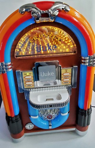 Crosley Original iJUKE Jukebox Apple iPod Music Color Lights CR1701A No ...