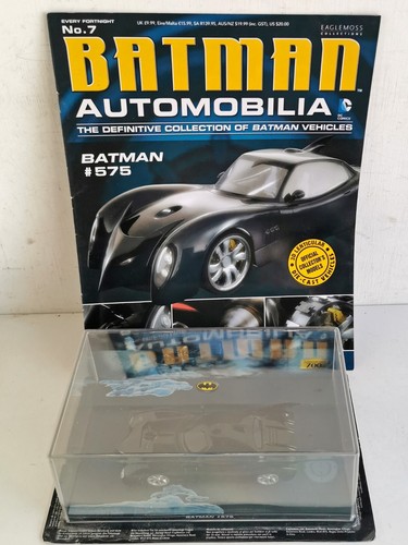 Batman Automobilia: Batman #575 Batmobile, 1:43 Model & Book No. 7 ...