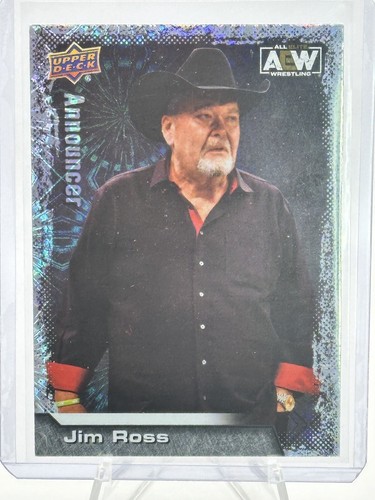Jim Ross Pyro 2022 Upper Deck AEW Card #91 Good Ol’ JR NXT TNA WWE ROH ...