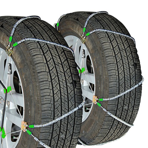 Titan Diagonal Cable Tire Chains Snow or Ice Covered Roads 10.98mm 245/ ...