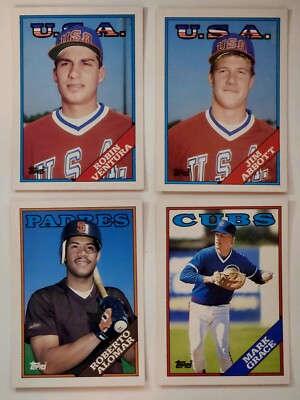 1988 TOPPS BASEBALL TRADED COMPLETE SET 132 CARDS-INCLUDES TEAM USA AND ...