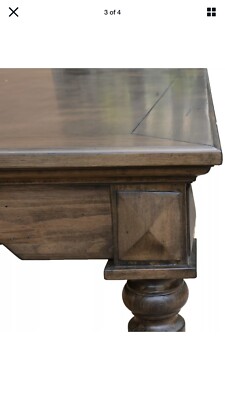 TILDA FARMHOUSE STYLE RUSTIC DINING TABLE SOLID PINE TIMBER SMOKE 200 ...