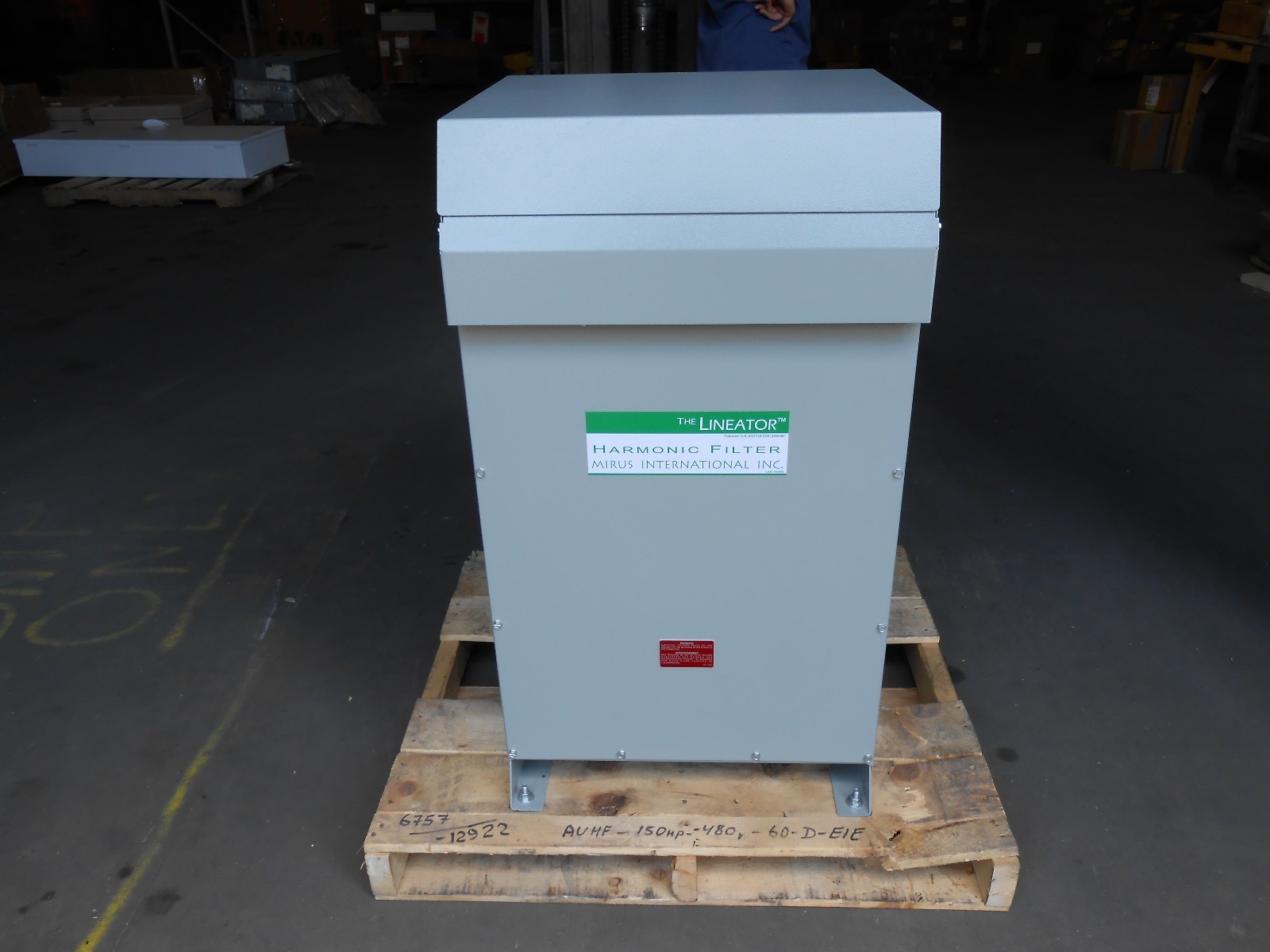 MIRUS INTERNATIONAL AUHF-150-480-60-D-E1E 169 A lineator harmonic ...