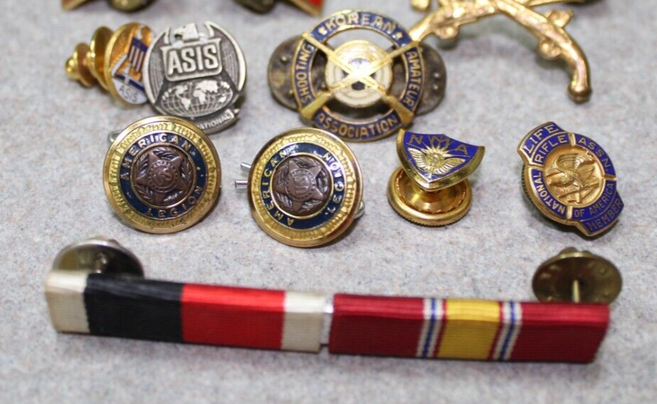 Vintage Military U.S. Army Gold Tone Uniform Pins & more Lot #654 | eBay