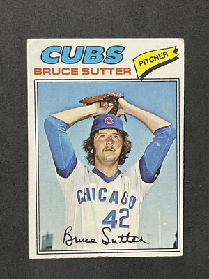 1977 Topps - #144 Bruce Sutter (RC) - Chicago Cubs | eBay