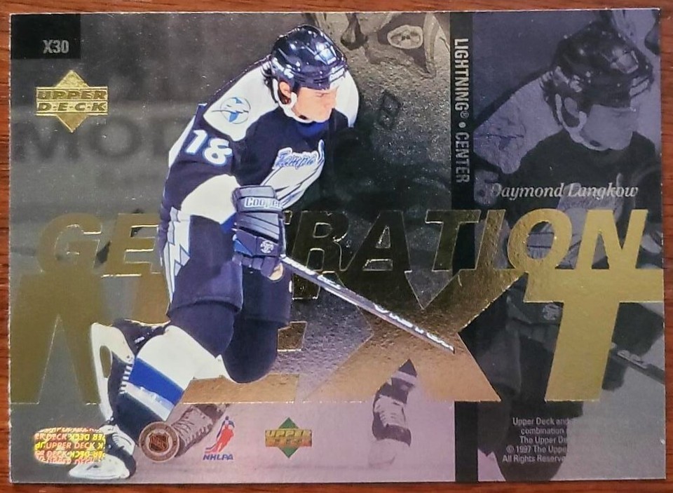 Theoren Fleury Daymond Langkow 1996-97 Upper Deck Generation Next Insert #X30 | eBay