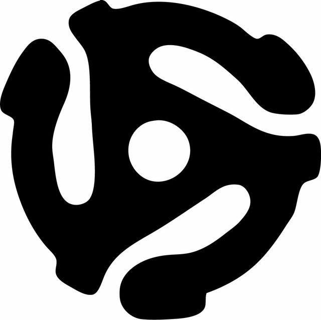 This is a dj, record, spacer, turntable, hip hop, reggae, 7 in. sticker ...
