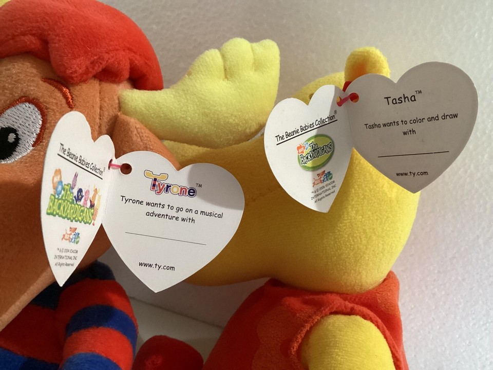 Ty Nick Jr BACKYARDIGANS Complete Set of 5: UNIQUA, PABLO, TASHA ...