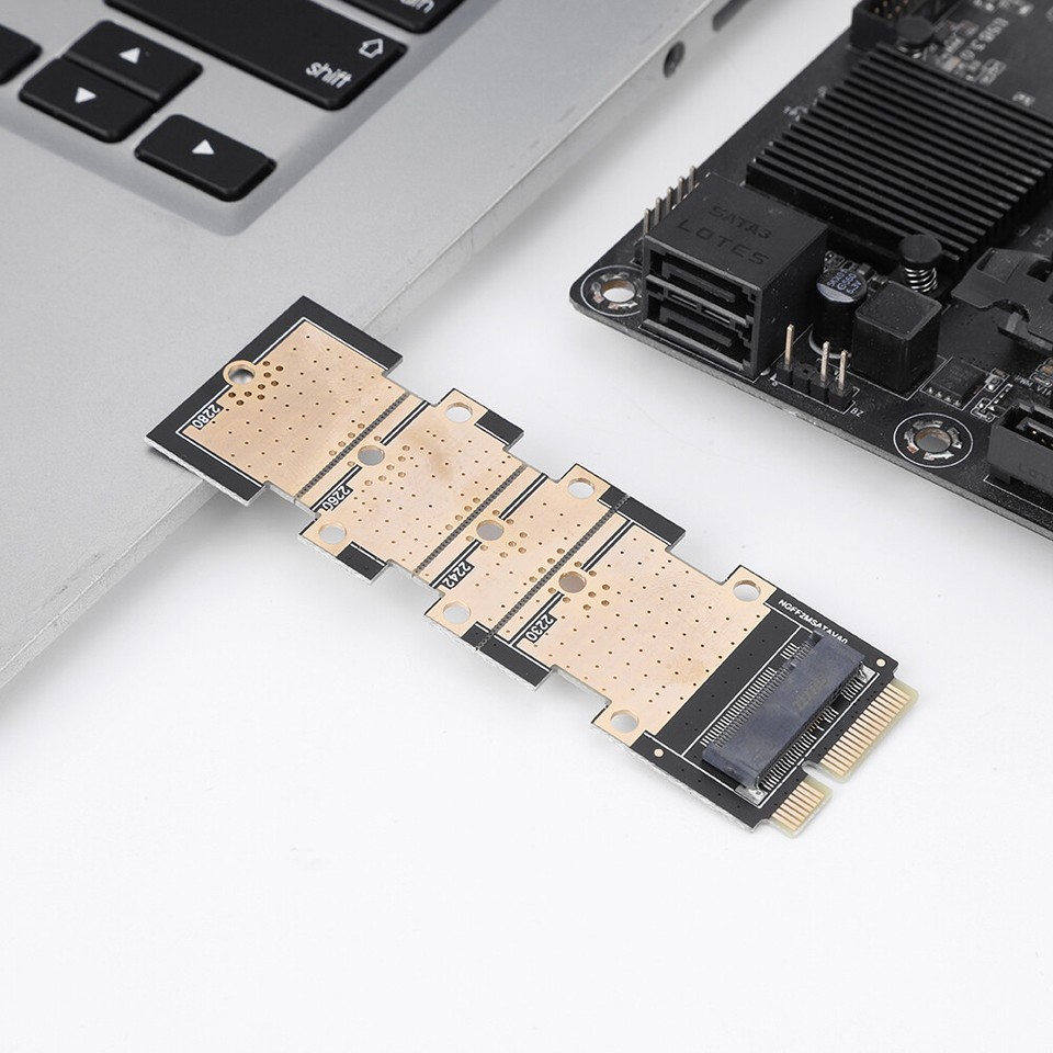 M.2 NGFF To MSATA Converter Card SATA III for NGFF M.2 2280 2260 2242 ...