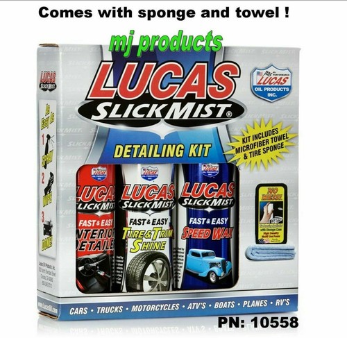 LUCAS oil, 10558, slick mist detailing kit, interior cleaning kit, TIRE ...