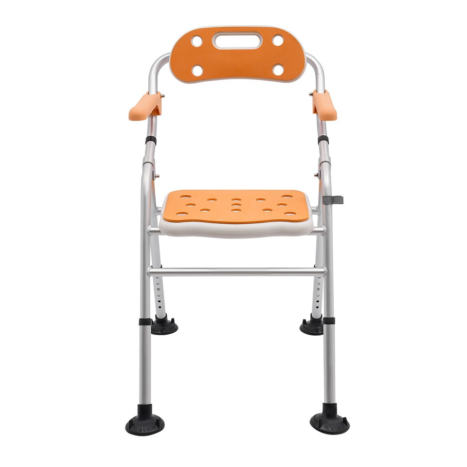 Foldable Shower Seat Folding Bath Chair Bathroom Shower Chair Height ...