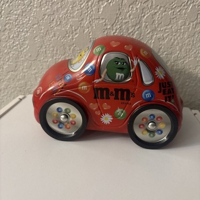 M&M's Mars Volkswagen Beetle Bug Car Metal Tin Red Collectible | eBay