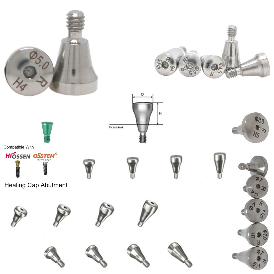 5Pcs US Dental Healing abutment Cap compatible with Osstem TS Mini ...